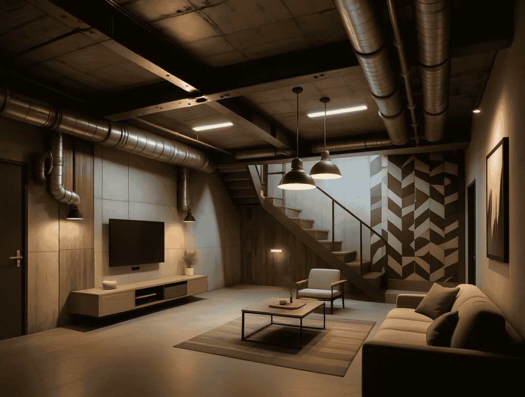 Trendy & Bold: 23 Exposed Basement Ceiling Ideas for Stylish Spaces ...