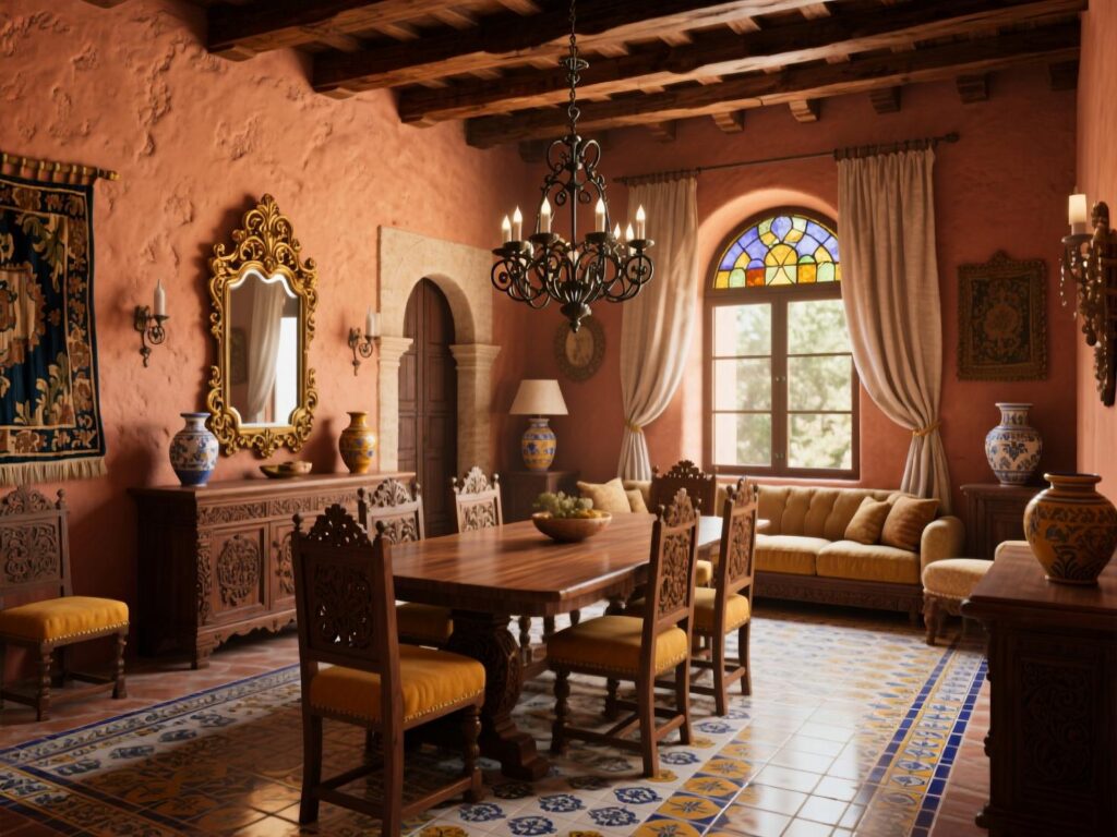 Warm & Timeless: 19 Spanish Style Dining Room Ideas for Cultural ...